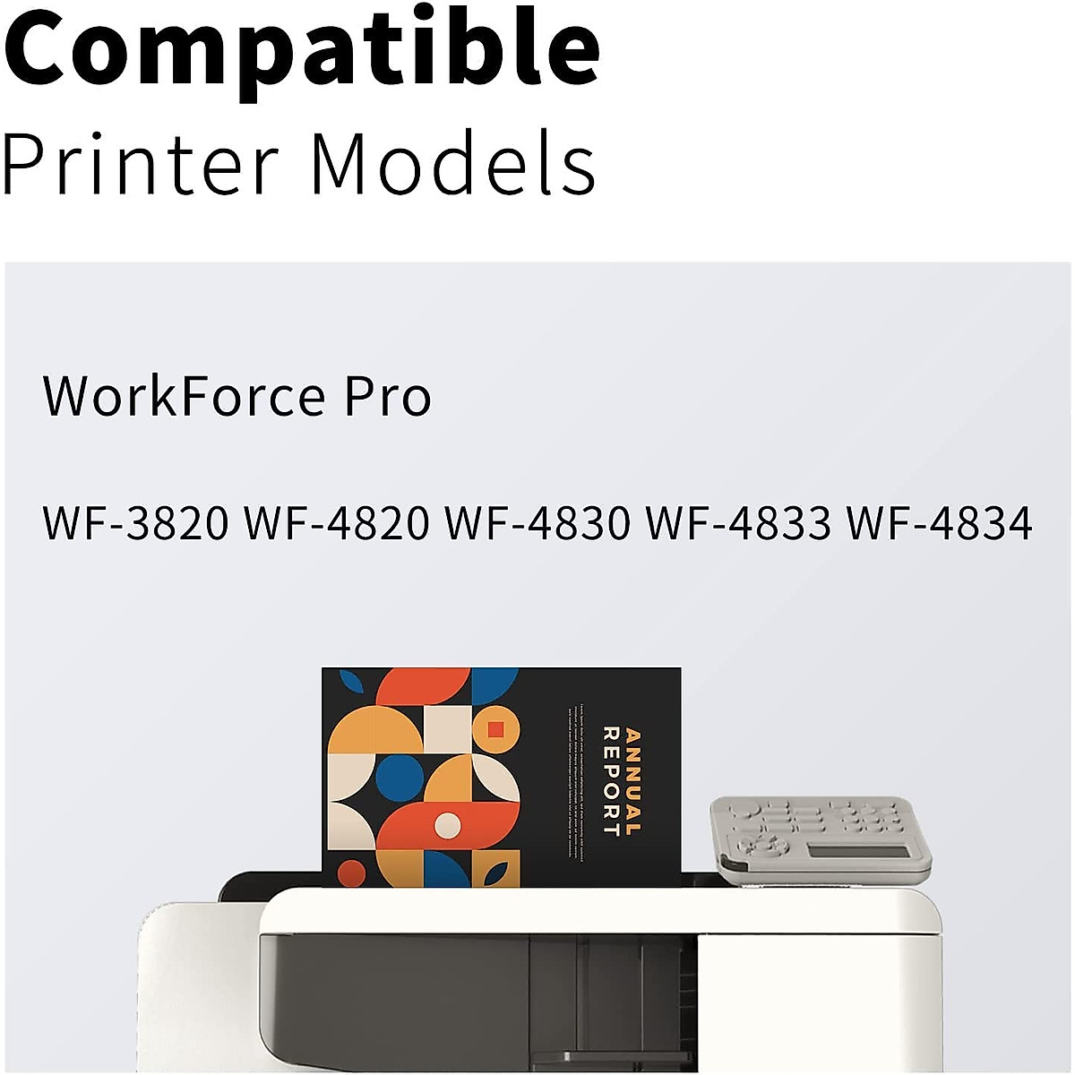 LEMERO UTRUST Remanufactured Ink Cartridge Replacement for Epson 822XL 822 T822 T822XL use with Epson Workforce Pro WF-3820 WF-4820 WF-4830 WF-4834 WF-4833 (1 Cyan, 1 Magenta, 1 Yellow, 3-Pack)
