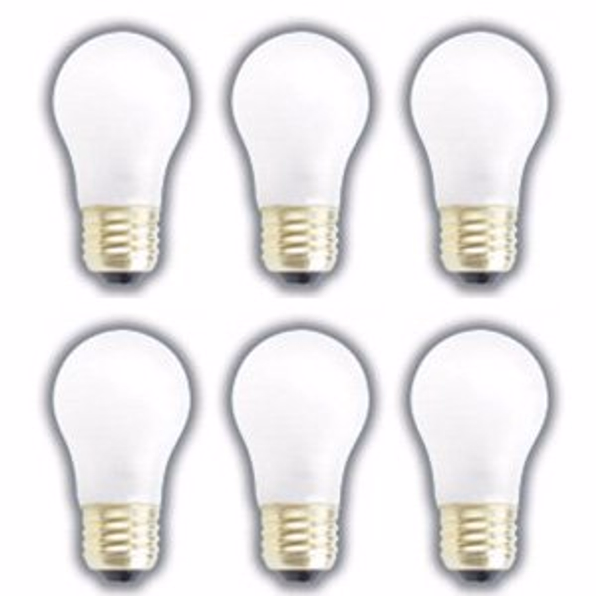 (6 Pack) SHATTERPROOF Light Bulb A15 40 WATT Appliance Incandescent Bulb Shatter Resistant Appliance Bulb A15 Shape