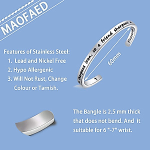MAOFAED Christian Jewelry Best Friend Keychain As Iron Sharpens Iron So A Friend Sharpens A Friend Bible Verse Keychain Gift for Friend (as iron cuff)