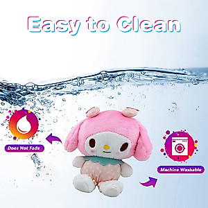 wiemsdoy Strawberry Plush Toy 9'' Cinnamoroll My Melody Plush Toy Cute Pochacco Pompompurin Dog Stuffed Animals Soft Doll Baby Girls Kids Toys Gifts (4 Pcs)