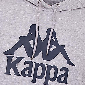 Kappa Taino Hooded 705322-18M, Mens, Grey Melange, XL