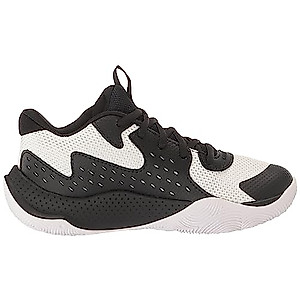 Under Armour Unisex Pre School Jet '23, (100) White/Black/Metallic Gold, 2, US