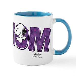 CafePress Snoopy Mom Is #1 Mug Ceramic Coffee Mug, Tea Cup 11 oz