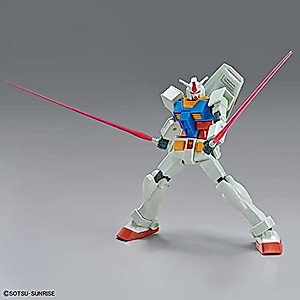 Bandai Hobby - Mobile Suit Gundam - 1/144 RX-78-2 Gundam (Full Weapons Set), Bandai Spirits Entry Grade Model Kit