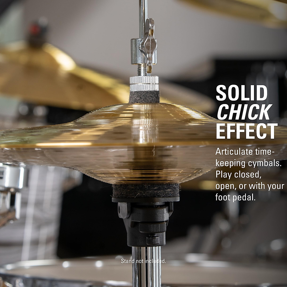 Meinl 14” Hihat (Hi Hat) Cymbal Pair – HCS Traditional Finish Brass for Drum Set, Made In Germany, 2-YEAR WARRANTY (HCS14H)