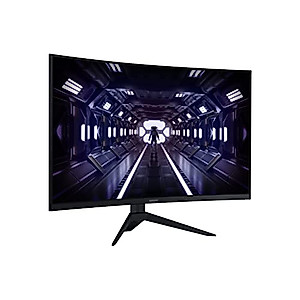 SAMSUNG 32" FHD 1080p Odyssey G3 Ultrawide Gaming Monitor, 1500R Curved Display, 165Hz, 5ms, AMD FreeSync Premium, Borderless Design, Eye Saver Mode, Black (LC32G35TFQNXZA)
