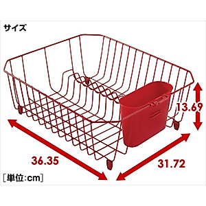 DISH DRAINER 12.4X14 BLK