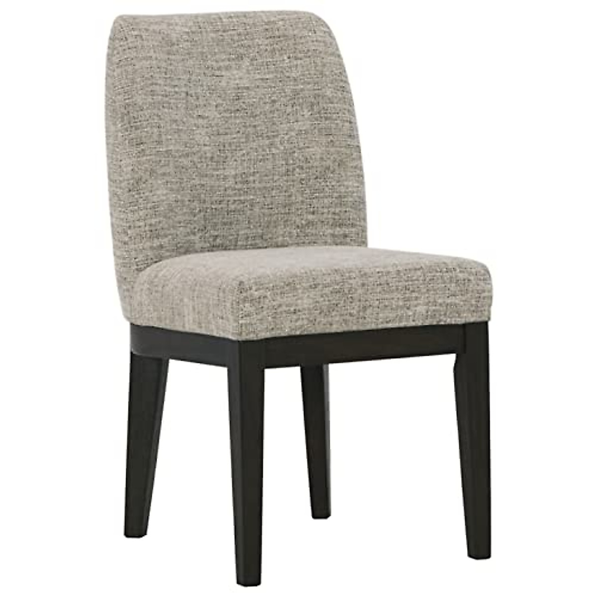 Signature Design by Ashley Burkhaus Dining UPH Side Chair (2/CN), 21"W x 24"D x 36"H, Dark Brown