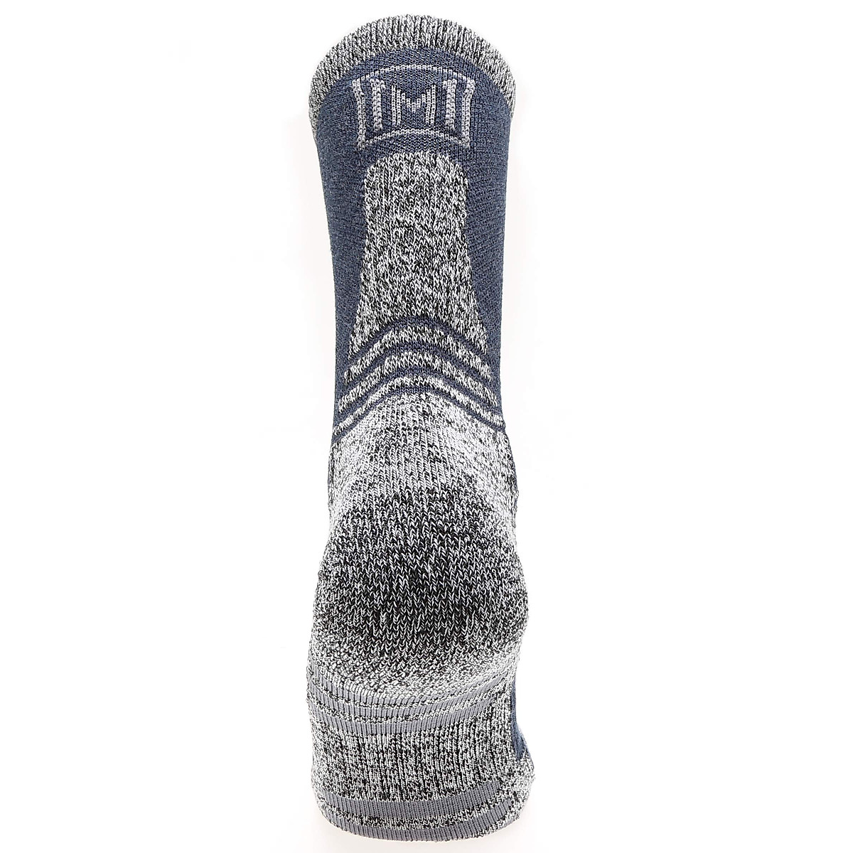 MIRMARU Men’s 5 Pairs Hiking Socks- Multi Performance Moisture Wicking Outdoor Sports Hiking Crew Socks (M252-LARGE)