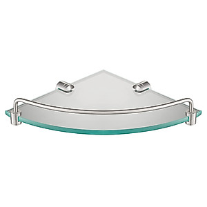 Kraus Elie Corner Bathroom Shelf, Brushed Nickel Finish, KEA-18846BN