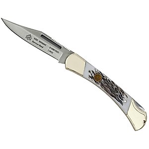 PUMA SGB Whitetail POM Commando Staghorn Hunting Pocket Knife