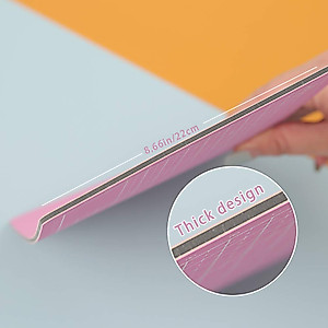 45mm Rotary Cutter with 5 Pcs Rotary Cutter Blades and A5 Cutting Mat, Rotary Cutter for Fabric, Rotary Cutter Set for Quilting Sewing Arts Crafts, Sharp and Durable