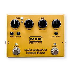 MXR Sub Octave Bass Fuzz Guitar Effects Pedal