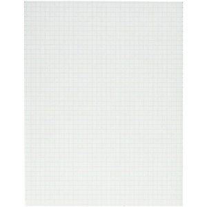 School Smart Graph Papers - 8-1/2 x 11 , 1/4 Rule, Two Sides - Pack of 500, White