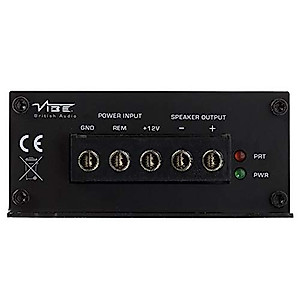 Vibe Powerbox Micro Mono Amplifier - 1 x 400W, Black