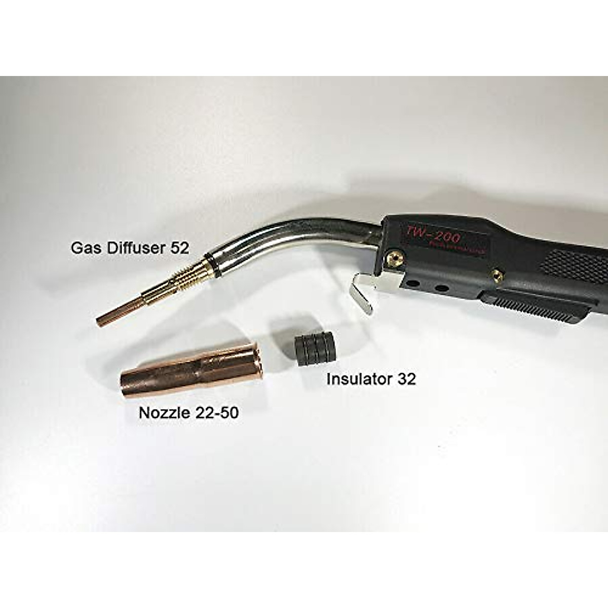 Heavy Duty Mig Welding Gun 250A 15' fits Lincoln LN-7 LN-9 LN-25 LN7 LN9 LN25 (MIG GUN ONLY)