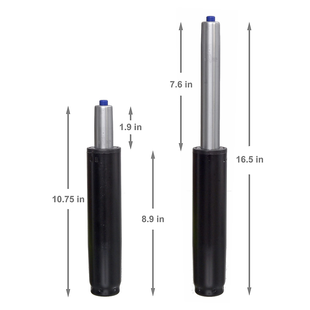 SGS-Office Chair Cylinder Replacement Parts-6 Inches-Tall Person-Gas Lift with Standard Diameters-Hydraulic Pneumatic Piston Can Be Used for Desk Chairs, Executive, Computer Chairs
