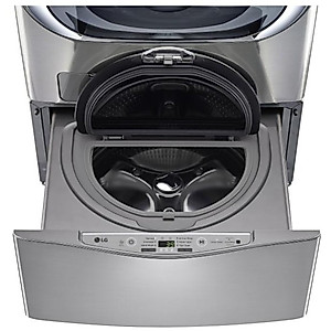 LG WD100CV 1.0 Cu. Ft. Graphite SideKick Pedestal Washer