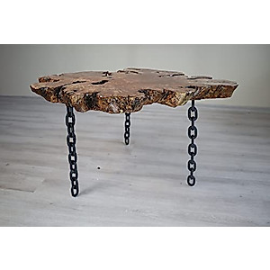 Live Edge Olive Tree Root Amazing Naturally Form Wood Slab, Big Coffee Table 81 X 64 cm (Handmade)