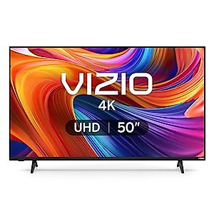 VIZIO 50" 4K Resolution HDR Smart TV, Dolby Vision HDR/HDR10+, WiFi 6 - (Renewed)