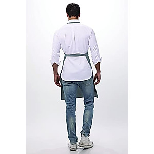 Chef Works Unisex Butcher Kitchen-aprons, Gray