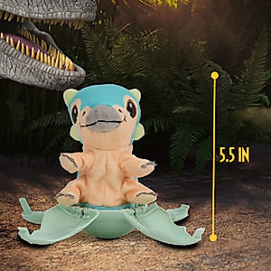 Wow! PODS Stuff Jurassic World Drop 'n Pop Dino - Bumpy | Dinosaur Egg with Pop-up Plush Toy | Official Fallen Kingdom Merchandise, Gifts and Toys for Boys and Girls, Aged 5+