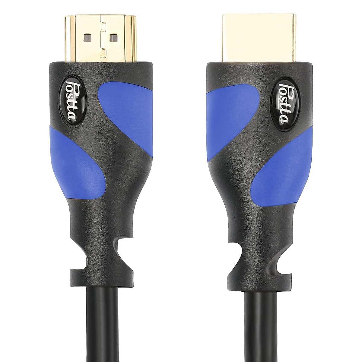 Postta HDMI Cable(50 Feet Blue) HDMI 2.0V Support 4K 2160P,1080P,3D,Audio Return and Ethernet - 1 Pack