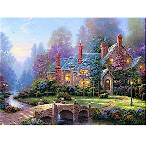 500 Piece Puzzles for Adults | Jigsaw Puzzles 500 Pieces Thomas Kinkade Puzzle Game for Family