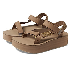 Teva Women's Flatform Universal Interweave Sandal, Caribou, 9