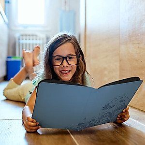 Rayvol 9-Pocket Trading Card Binder, Fits 900 Cards with 50 Removable Sleeves, Card Collector Album Holder- Aquablue