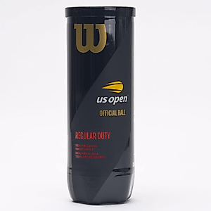 Wilson US Open Regular Duty Tennis Balls - 3 Ball Can (1 Case = 24 Cans)