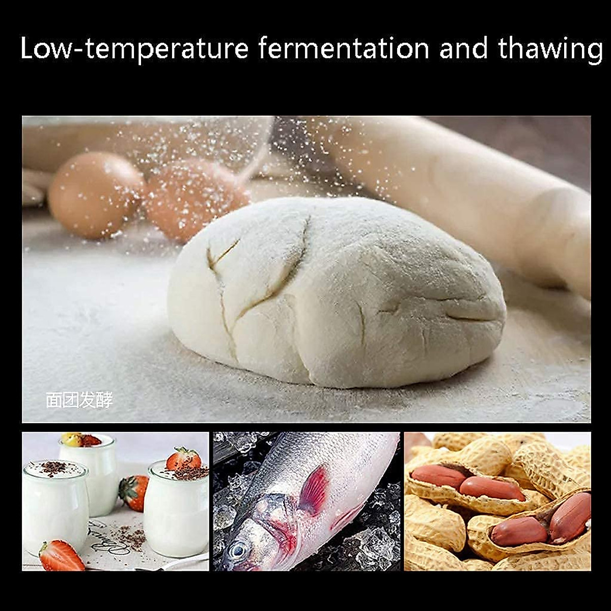 38L Black Mini Oven Adjustable Temperature 0-250 ℃ and 60 Minute Timer 5 Baking Modes Household Multi-Function Electric Oven Double Glass Door 1800W Commodity Code: LXJ-65