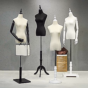 Mannequin Display Stand Female Mannequin Full Body Mannequin Torso Clothing Shop Window Display Dressmakers Fashion ( Size : Small ) ( )
