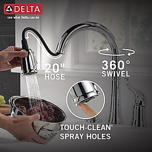 DELTA FAUCET 16970-SD-DST Kate Pull-Down, 4.00 x 13.00 x 20.00 inches, Chrome