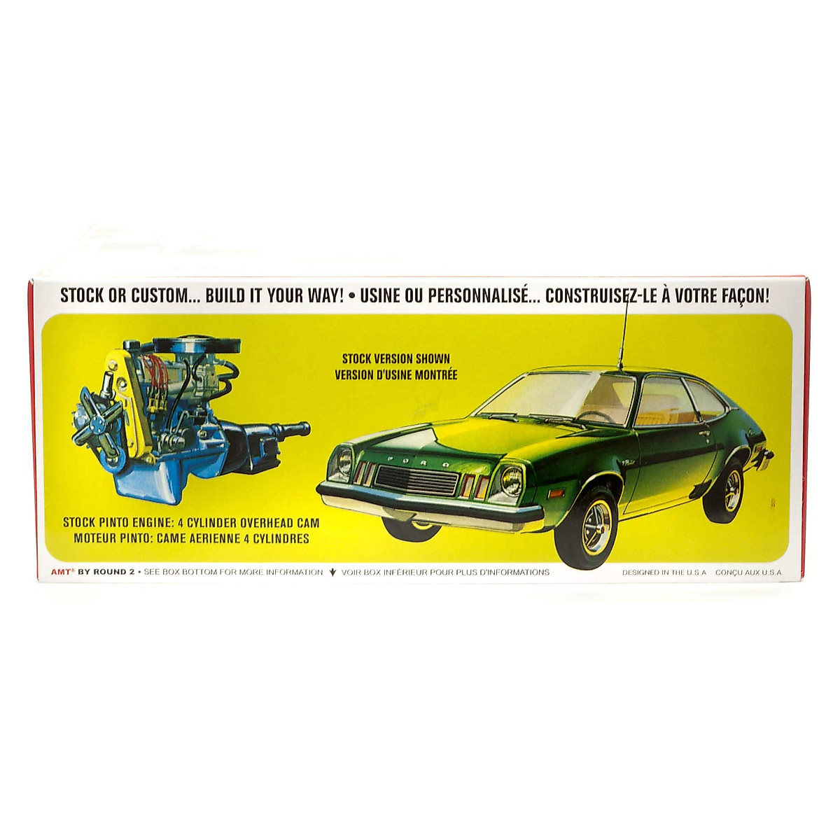 AMT Popper 1977 Ford Pinto w/Coke Machine (Coca-Cola) 2T Model Kit Replica (AMT1166M)