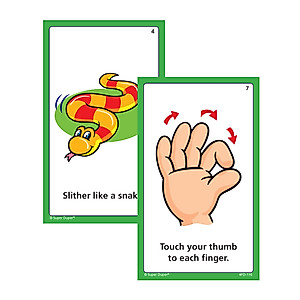 Super Duper Publications | Move Your Body Fun Deck | Occupational Therapy Flash Cards | Educational Learning Materials for Children