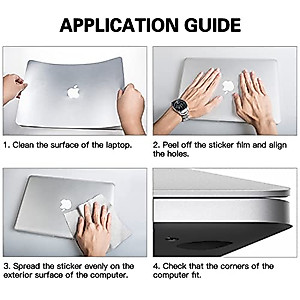 Shell Protector Cover Skin Compatible with MacBook Pro 14 Inch (M2 Pro /M2 Max /M1 Pro /M1 Max ) Model A2442 with Touch ID, Anti Scratch Protective Skin Decals (Space Grey)