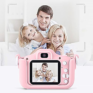 HD Camera for Children's Photography and Video Recording, Front and Rear Dual 4000W Pixe-l HD Camera, Children's Camera Mini Children's Gift Camera