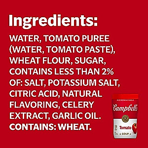 Campbell's Sipping Soup, Classic Tomato Soup, 11.1 Oz Microwavable Cup (Case of 8)