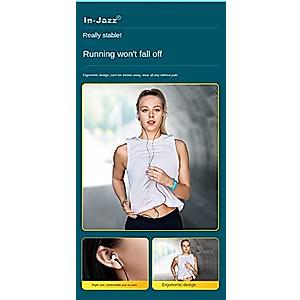 Ningchongfine HiFi Lossless Sound Jack Sports Ceramic Headphones, 360 Degree Surround Sound Wired Headphones, 8 Core Sound HiFi Lossless Sound Earphones, Zero Noise (Ceramic White)