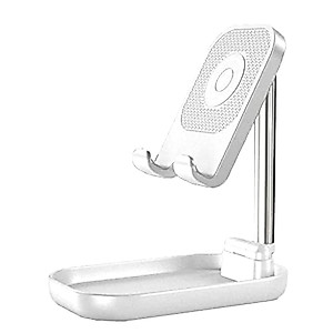 N/A Cell Phone Stand, Angle Adjustable Phone Stand,Desktop Sturdy Aluminum Metal Phone Holder,Compatible with Mobile Phone Tablet