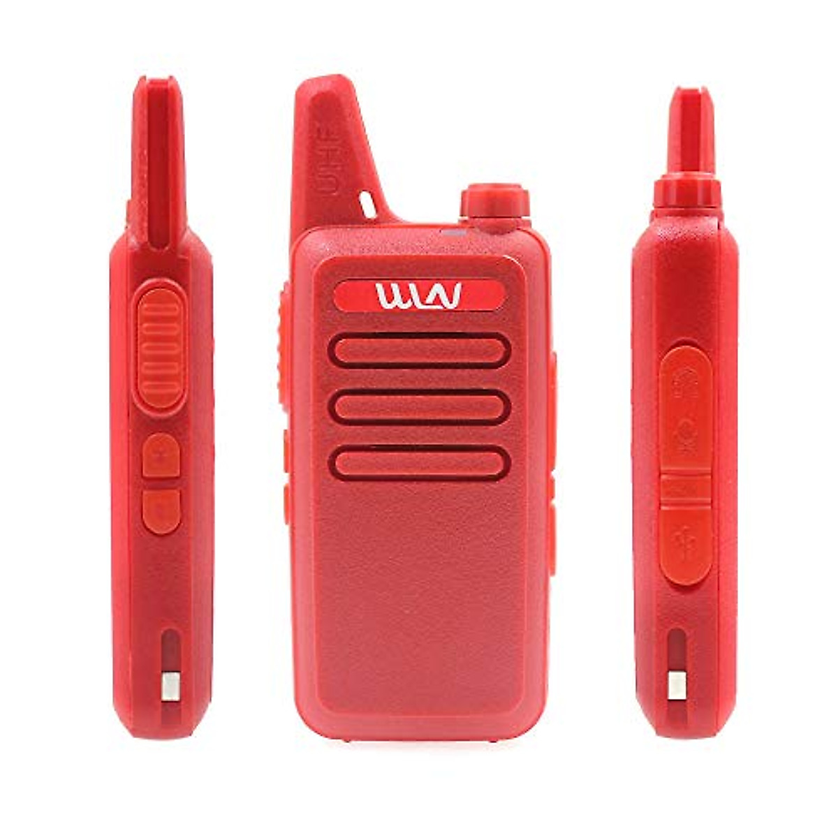 Mini Hand-held 2 Way Radio WLN KD-C1 Portable Walkie Talkie UHF400-470MHz Red Color+ Desktop Charger