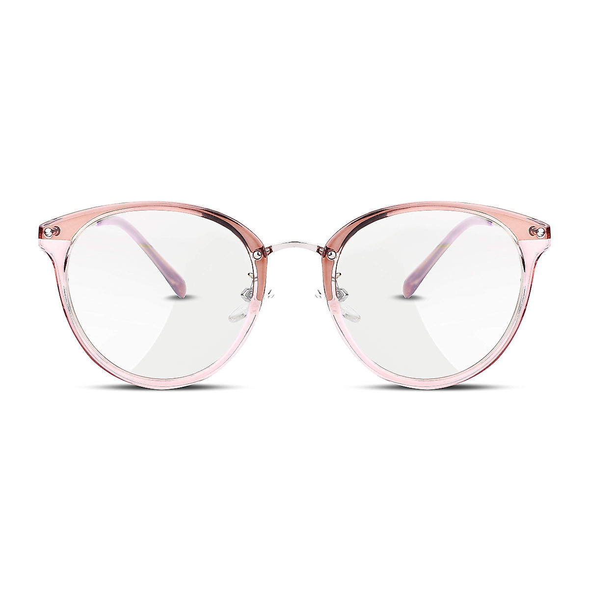 FEISEDY Women Vintage Glasses Frames Round Eyewear Clear Lens B2260