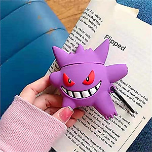 for Air pod pro Case, Cute 3D Lovely Unique Cartoon for Air pod pro 2 Silicone Cover Fun Funny Cool Design Fashion Cases for Boys Girls Kids Teen for Air pod pro Case(Pro Gengar)