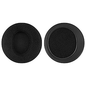 Geekria Comfort Velour Replacement Ear Pads for Sony MDR-RF6000, RF6500, RF7000, RF7100, MDR-DS6000, DS6500, DS7000, DS7100, XD150, XD200 Headphones Earpads, Ear Cushion Repair Parts (Black)