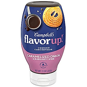 Campbell’s FlavorUp! Caramelized Onion and Burgundy Wine Cooking Concentrate, 11 Oz Bottle