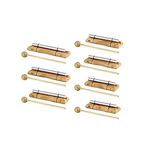 7-Piece Energy Chime Set with Mallets For Meditation, Sound Healing, Yoga and Classrooms — Long Resonance Pure Tone
