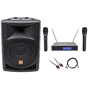 Rockville Powered 8" Pro Karaoke Machine/System 4 ipad/iPhone/Android/Laptop/TV