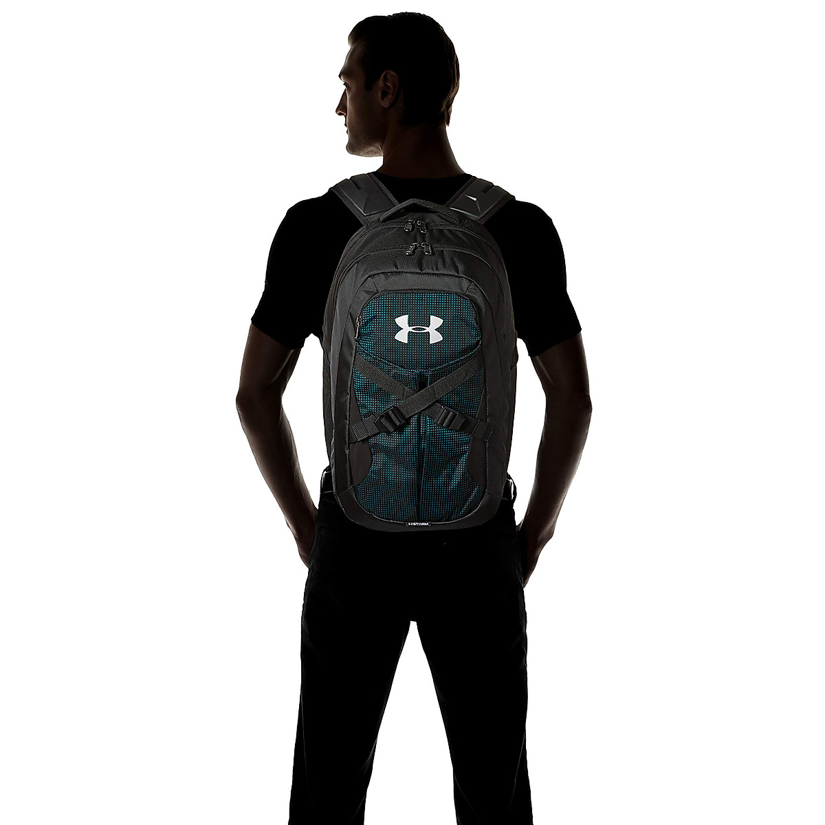 Under Armour Recruit Backpack 2.0, Teal Rush (454)/Silver, One Size Fits All