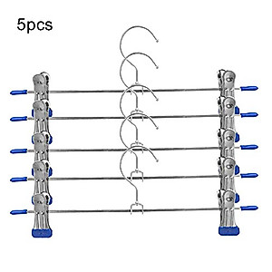 Pants Hanger, 5/10/15/20Pcs Anti-Slip Trouser Clothes Rack Organizer Shirt Pants Jeans Hanger